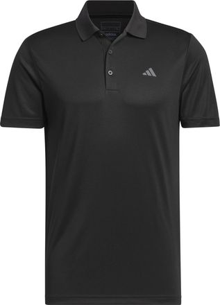 adidas Golf Herren Poloshirt 2025 Performance Links Brust Logo Stretch, Schwarz Sport, XXL