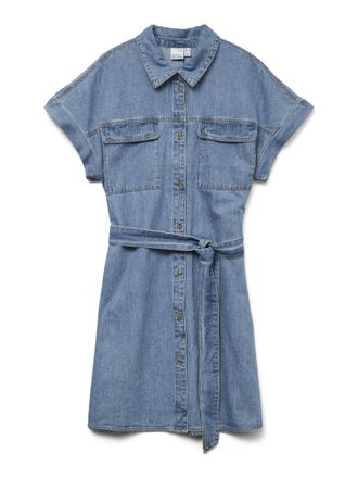 Vero Moda Vmnotus Ss Short Denim Dress Yo371