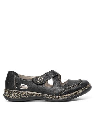 Rieker Halbschuhe 46335-00 Schwarz