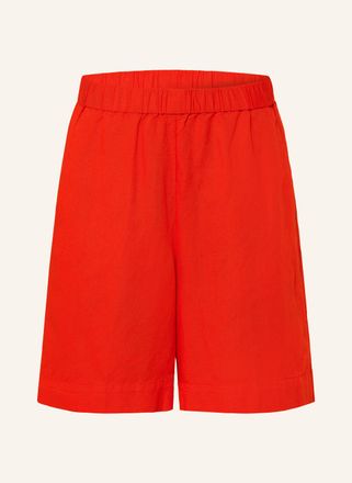 GANT Shorts Mit Leinen rot
