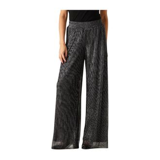 Notre-V Silber Pantalon Eleysa - - Trousers - Damen - Grau - M