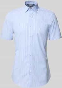 Jake*s Slim Fit Business-Hemd aus Baumwolle mit Kentkragen