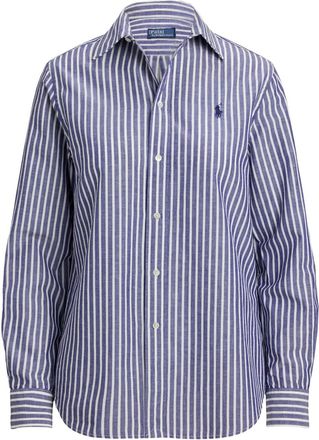 Polo Ralph Lauren Gestreiftes Hemd mit Logo-Stickerei - Blau