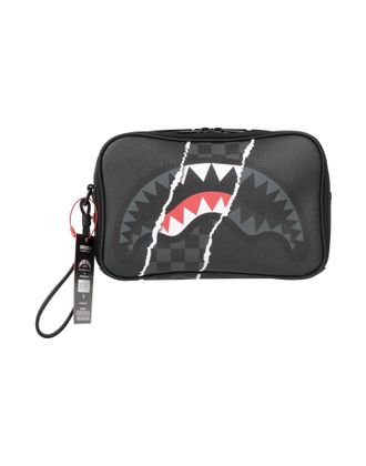 Sprayground CENTER RIP REVEALING GRAY CHECK TOILETRY BRICK