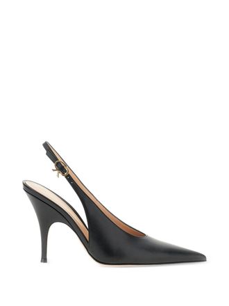 Gianvito Rossi Escarpins &agrave; bride arri&egrave;re en cuir Sofia