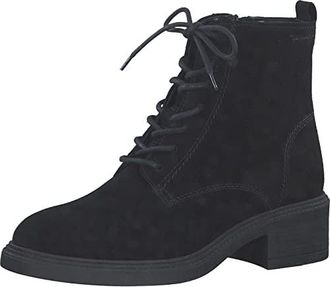 Tamaris Femme Chaussures &agrave; Lacets, Dame Chaussures Confortables,TOUCHit,Chaussure Basse Confort,Confortable,Lacets,Black Suede,38 EU