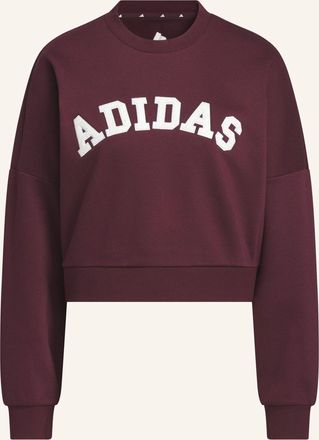 adidas Chenille Logo Grafik Sweatshirt rot