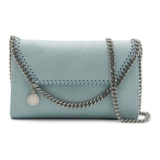 Stella McCartney Falabella Wallet W Chain Bag - - Bags - Damen - Blau - ONE SIZE