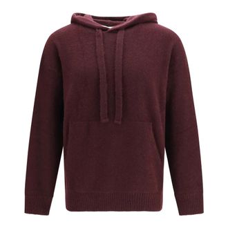 Laneus Kaschmir-Seiden-Kapuzenpullover - - Knitwear - Herren - Lila - XL