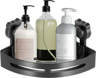 Generic Eck Dusch | Organisation Der Aufbewahrung Mit Saugn&auml;pfen - Dreieckiges Duschhalter| F&uuml;r Badezimmer, K&uuml;che, Waschk&uuml;che, Zuhause, Studentenwohnheim, Woh