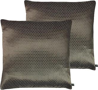 Prestigious Textiles Emboss Metallic Polyester Filled Cushion - Twin Pack