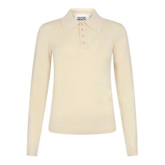 Silvian Heach Nilakki Polo - Femme - Tops - Beige - Taille: 34 FR