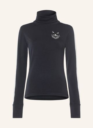 super.natural Funktionsshirt Bandito Cat Mit Merinowolle schwarz