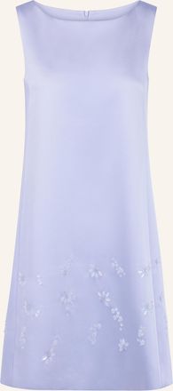 Marc Cain Kleid Mit Pailletten Und Schmucksteinen lila