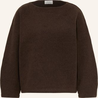 OPUS Sweatshirt Gusera Mit 3/4-Arm braun