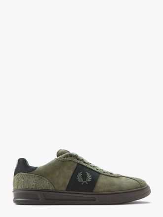 Fred Perry Suede sneakers with iconic embroidery - FRED PERRY - gender_Man