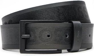 HUGO BOSS Herrengürtel Pary Boss 50522881 Schwarz