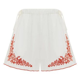 Alemais Short Hearts Brod&eacute; Popeline de Coton Bio Al&eacute;mais