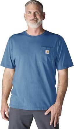 Carhartt Work in Progress T-Shirt Ample &agrave; Manches Courtes et Poche pour Homme (&eacute;galement Disponible en Grandes Tailles), Bleu c&eacute;leste, Taille L