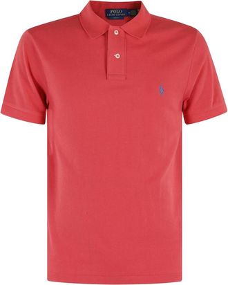 Polo Ralph Lauren Homme, Tops, Rouge, Taille: S Polo Rouge Manches Courtes Tricot
