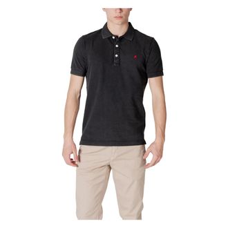 Replay Kurz&auml;rmeliges Polohemd - - Tops - Herren - Schwarzk - M