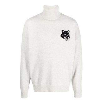 Maison Kitsun&eacute; Homme, Pulls, Gris, Taille: L Maglia