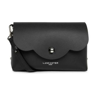 Lancaster Femme, Sacs, Noir, Taille: ONE Size Sac bandouli&egrave;re City Flore Noir/Rouge