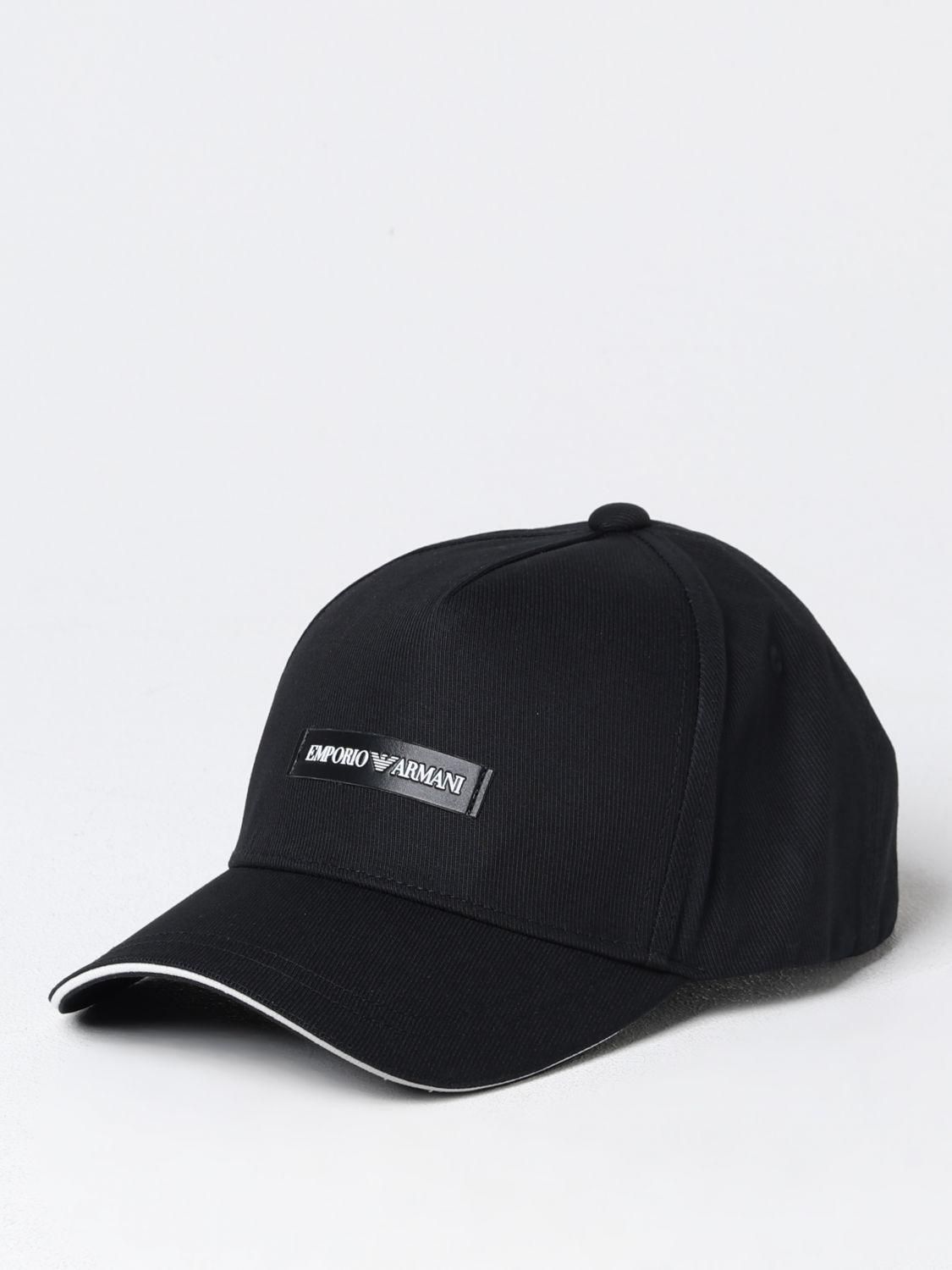 Black armani hat store