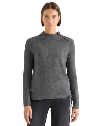 Cecil Damen Strukturpullover mit Zipper