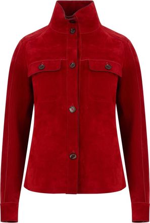 Moorer Flomena Jacket - Femme - Vestes - Rouge - Taille: 36 FR
