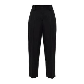 Versace Grain de Poudre Wollhose - - Trousers - Damen - Schwarzk - XS