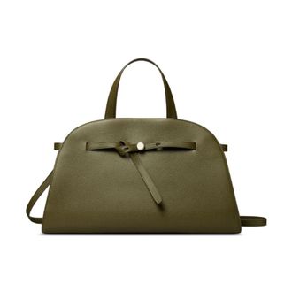 Tory Burch Romy Leder Boston Bag - - Bags - Damen - Gr&uuml;n - ONE SIZE