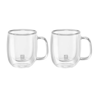 Zwilling Zwilling Espressotasse, Glas, 2 Stück, 80 ml, Espresso, Zylindrisch, Durchsichtig, Wiederverwendbar, Mikrowellengeeignet, 2 Stück (Paquete de 1), 3167