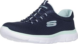 Skechers Summits Sportschuhe Damen Trainingsschuhe Sneaker Blau Freizeit, Schuhgröße:EUR 38