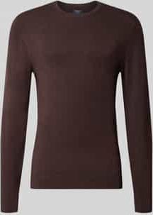 Mc Neal Strickpullover mit geripptem Rundhalsausschnitt