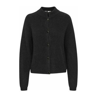 Gestuz Kurze Alphagz Strickjacke - - Knitwear - Damen - Schwarzk - XL