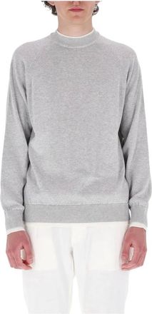 Eleventy Homme, Pulls, Gris, Taille: XL Maglia Girocollo