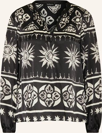 Grace Grace Blusenshirt Mit Seide schwarz