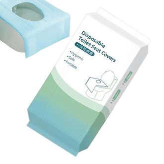 Generic Toilettensitzbezug-Pads - 10 St&uuml;ck tragbares Einwegpapier, 40,6 x 61 cm Ersatzbez&uuml;ge, hygienischer Badezimmerschutz, leichtes, praktisches Design | Re