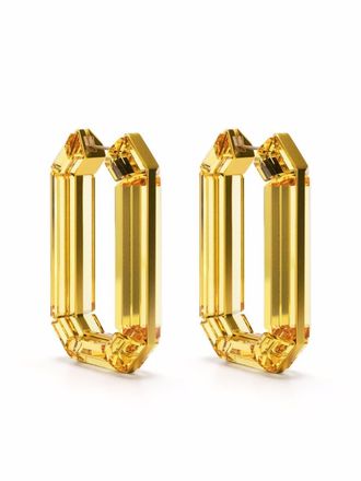 Swarovski Lucent Creolen - Gelb