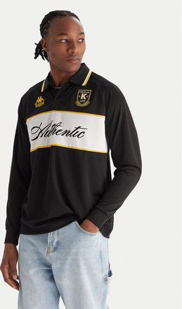 Kappa Poloshirt Authentic Odran 321Y3PW Schwarz Regular Fit