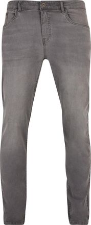 Urban Classics Mens Stretch Denim Pants, Midgrey, 34