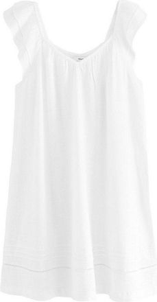 Next Minikleid Minikleid mit V-Ausschnitt und R&uuml;schen&auml;rmeln (1-tlg)