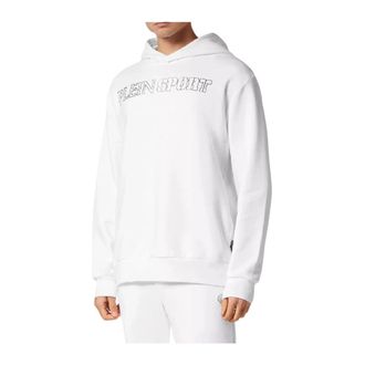 Plein Sport Wei&szlig;e Hoodie mit Tiger-Print - - Sport - Herren - Wei&szlig; - M