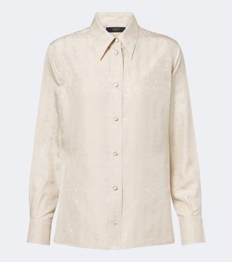 Gucci Jacquard-Hemd aus Seide