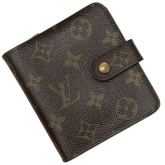 Louis Vuitton Portefeuille bi-pli vintage monogramme Pre-owned - Femme - Pre-owned - Brun - Taille: ONE Size