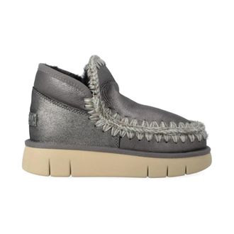 Mou Eskimo Bounce Baskets Special Leather - Femme - Chaussures - Gris - Taille: 38 EU