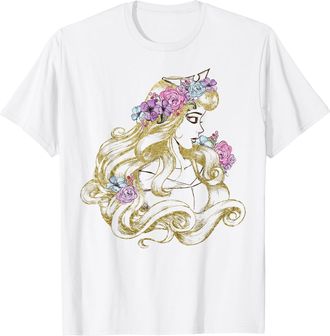 Disney Dornröschen Bunte Illustration Grafik T-Shirt T-Shirt