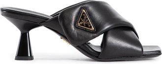 Prada Padded Lambskin Mules