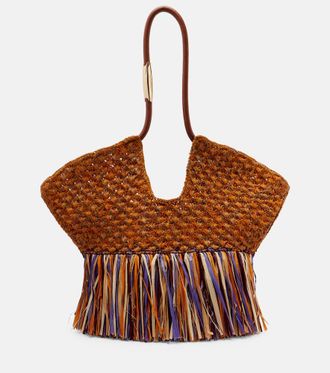 Zimmermann Tote Bag Goldentime Medium aus Raffiabast